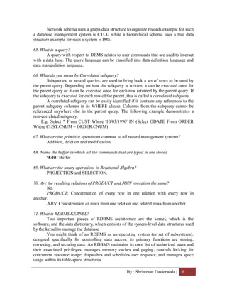 Rdbms concepts | PDF