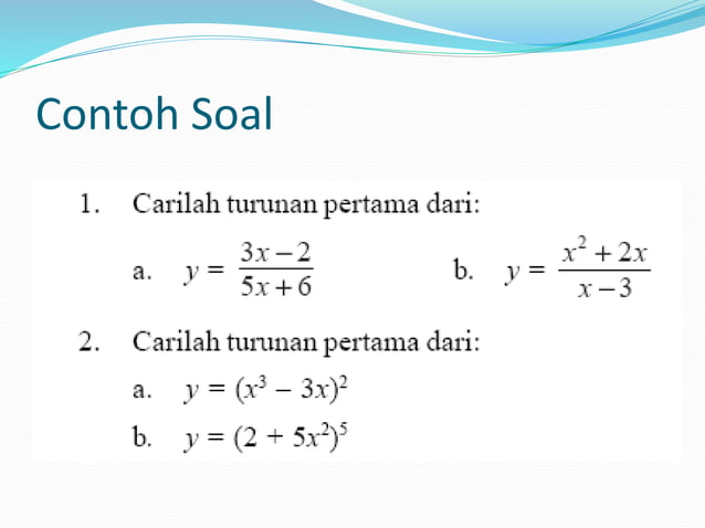 turunan (kalkulus) | PPTX