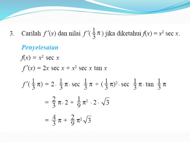 turunan (kalkulus) | PPTX