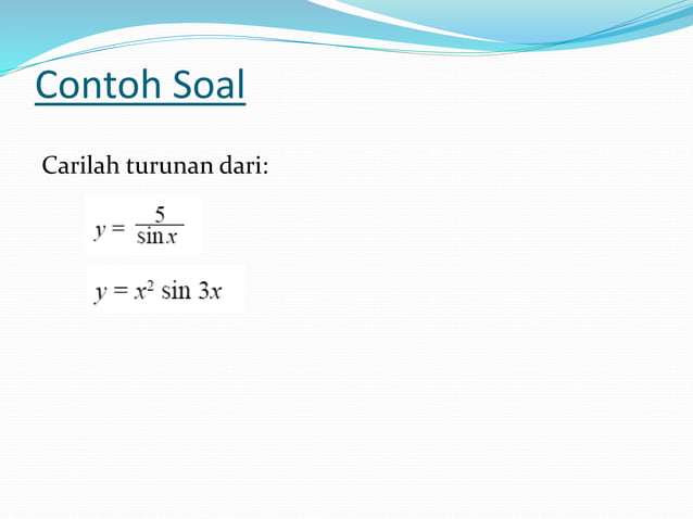 turunan (kalkulus) | PPTX