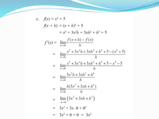 turunan (kalkulus) | PPTX