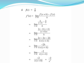 turunan (kalkulus) | PPTX