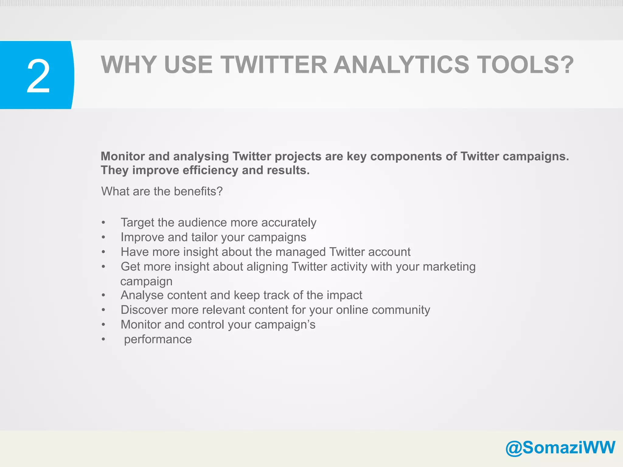 6 Twitter Analytics Tools | PPT