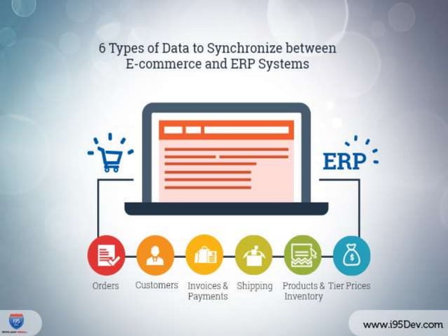 6 types of data to synchronize between e commerce and erp systems | PPT