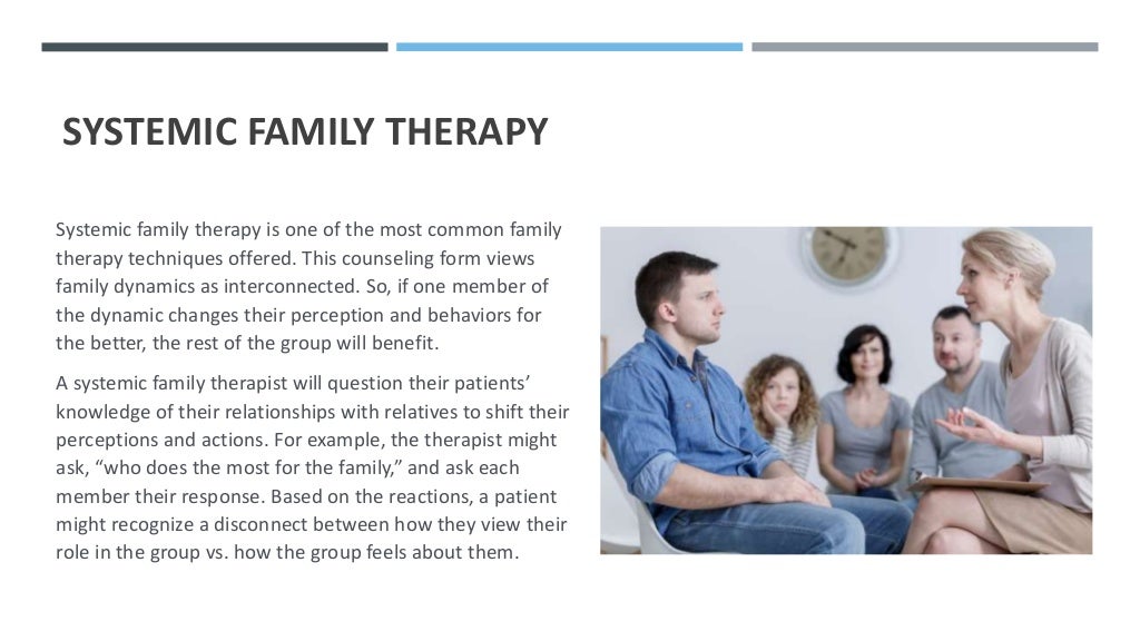 6 Types of Family Therapy Techniques & Counseling Methodologies | PPTX