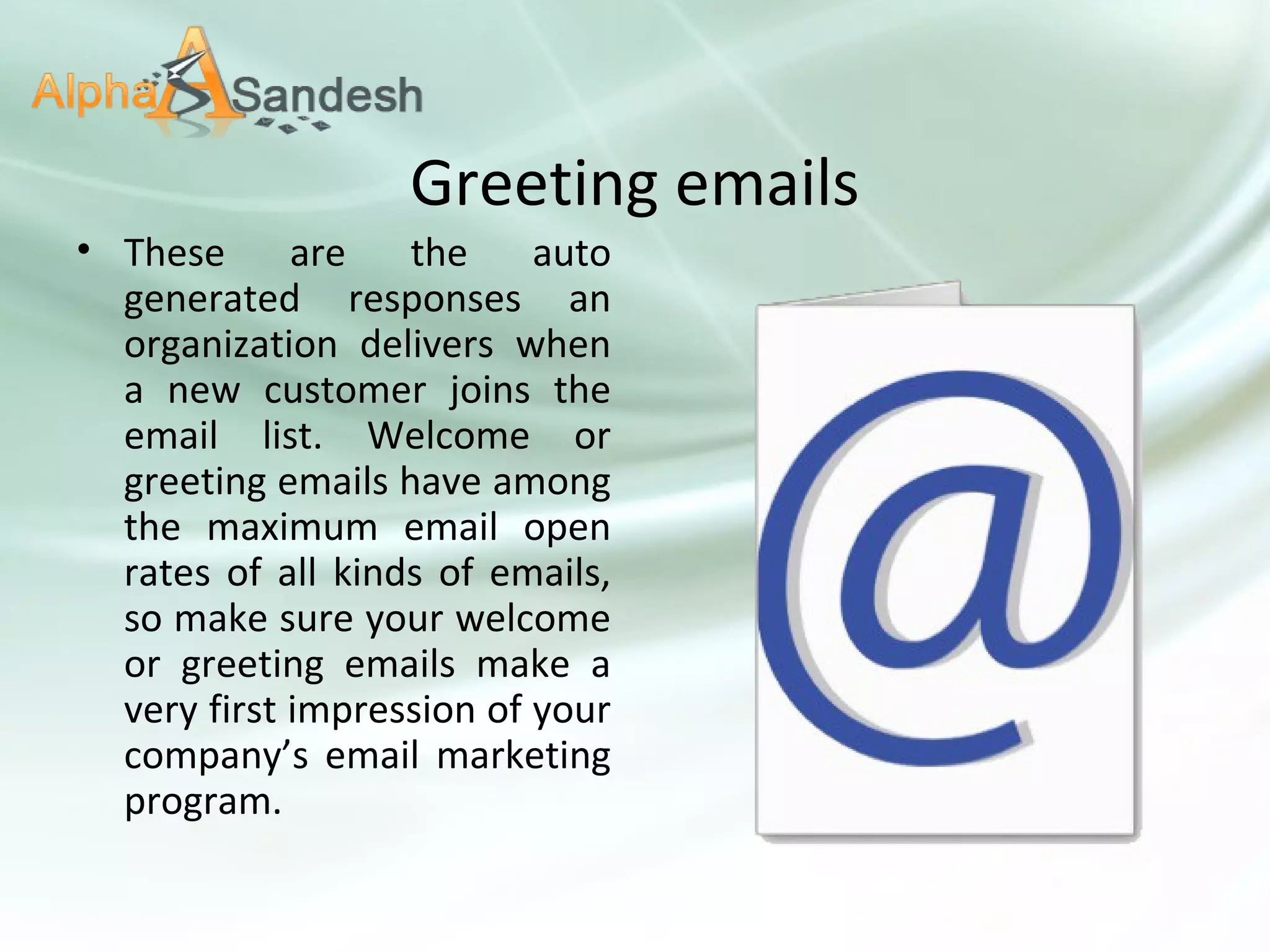 6 types of marketing emails that every business should use | PPT ...