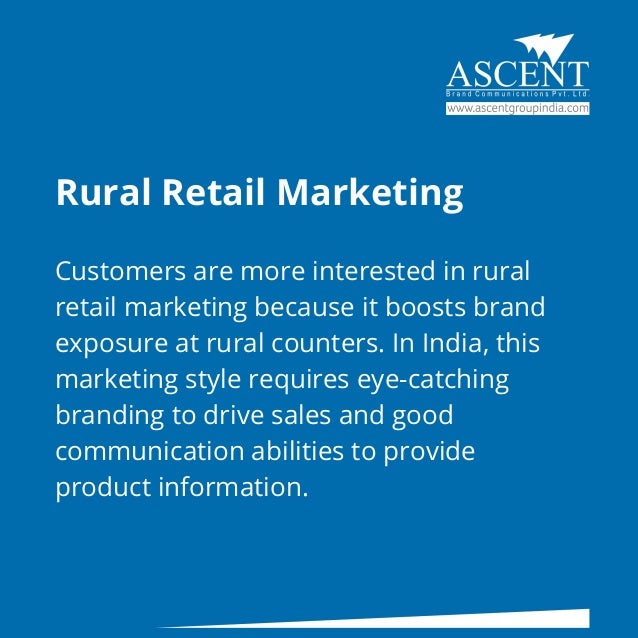 6 Types of Rural Marketing in India | PDF | Marketing and Advertising ...