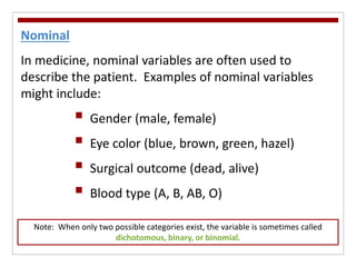 6 typesofvariables | PPTX