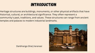 RETROFITTING OF HERITAGE STRUCTURES - CIVIL ENG PPT | PDF
