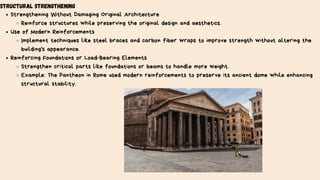 RETROFITTING OF HERITAGE STRUCTURES - CIVIL ENG PPT | PDF