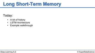Deep Learning A-Z™: Recurrent Neural Networks (RNN) - LSTMs | PPTX