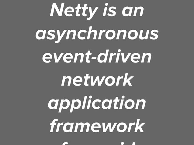 Netty from the trenches | PDF