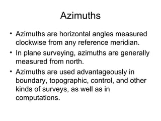no. 6 class note surveying measurements lecture note | PPT