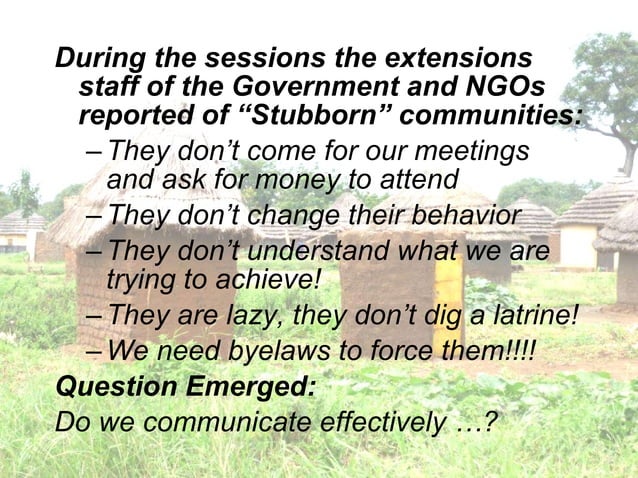 Uganda Hygene Striking Wash Communication | PPT