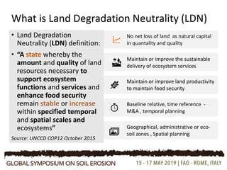 Challenges and opportunities: enabling effective soil erosion control ...