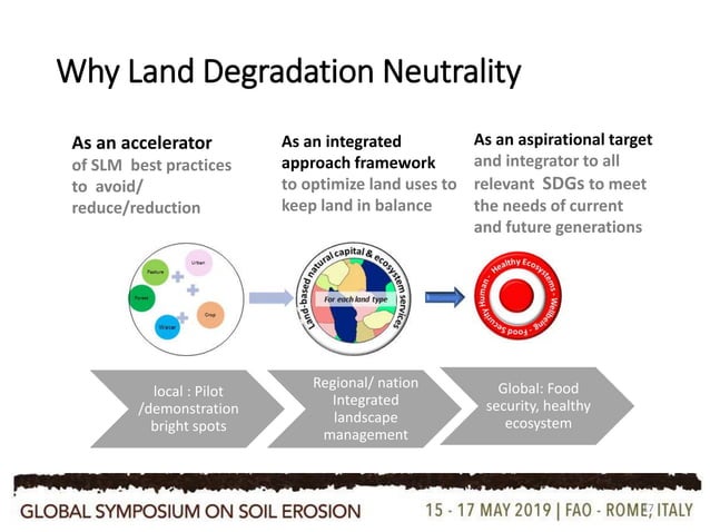 Challenges and opportunities: enabling effective soil erosion control through Land Degradation ...