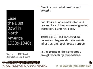Challenges and opportunities: enabling effective soil erosion control ...