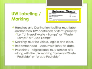 6 Understanding New Jersey's Universal Waste Rules - Sanchez - 10-15-15 ...