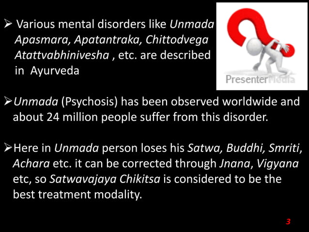 Satwavajaya Chikitsa in Unmada | PDF | Mental Health | Diseases and ...