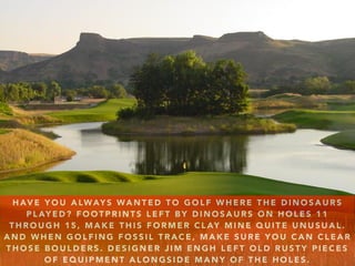 Stephen Geri: 6 Unusual Golf Courses | PPT