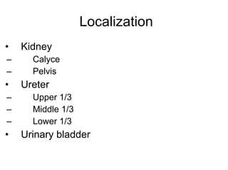 6 Urolithiasis.pdf, Kidney stones and the infections | PPT