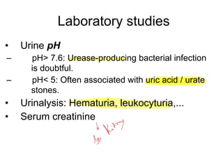 6 Urolithiasis.pdf, Kidney stones and the infections | PPT