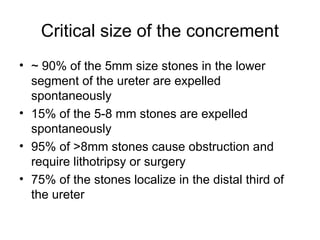 Urinary tract stone disease , urolithiasis | PPT
