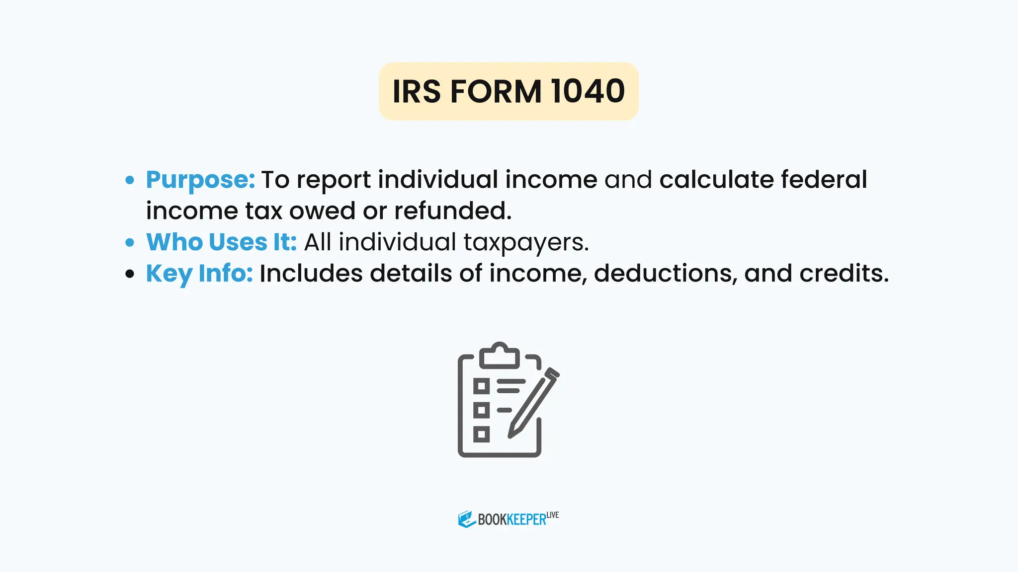6 US Tax Forms You Should Know - BookkeeperLive | PDF
