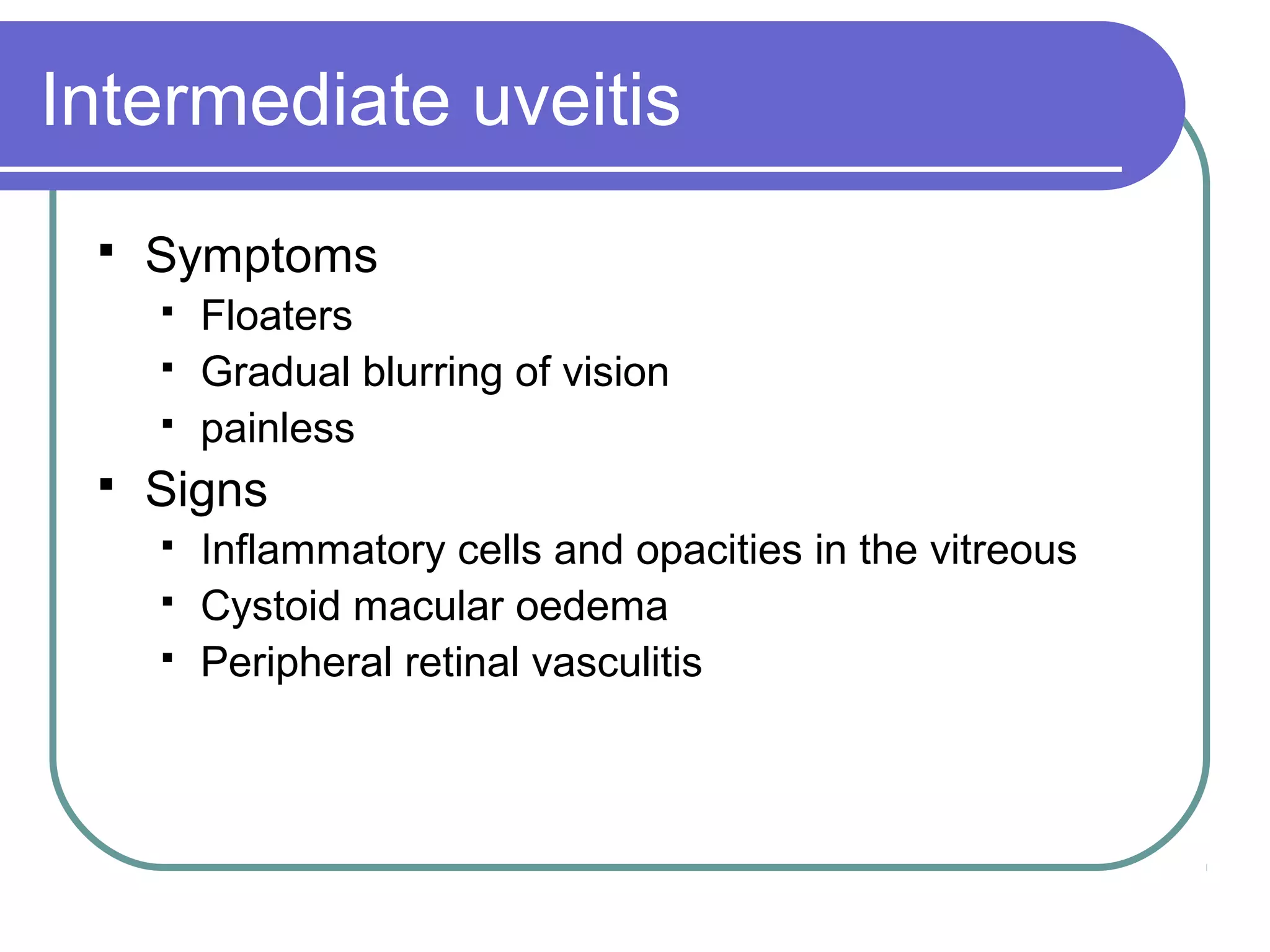 Uveitis | PPT
