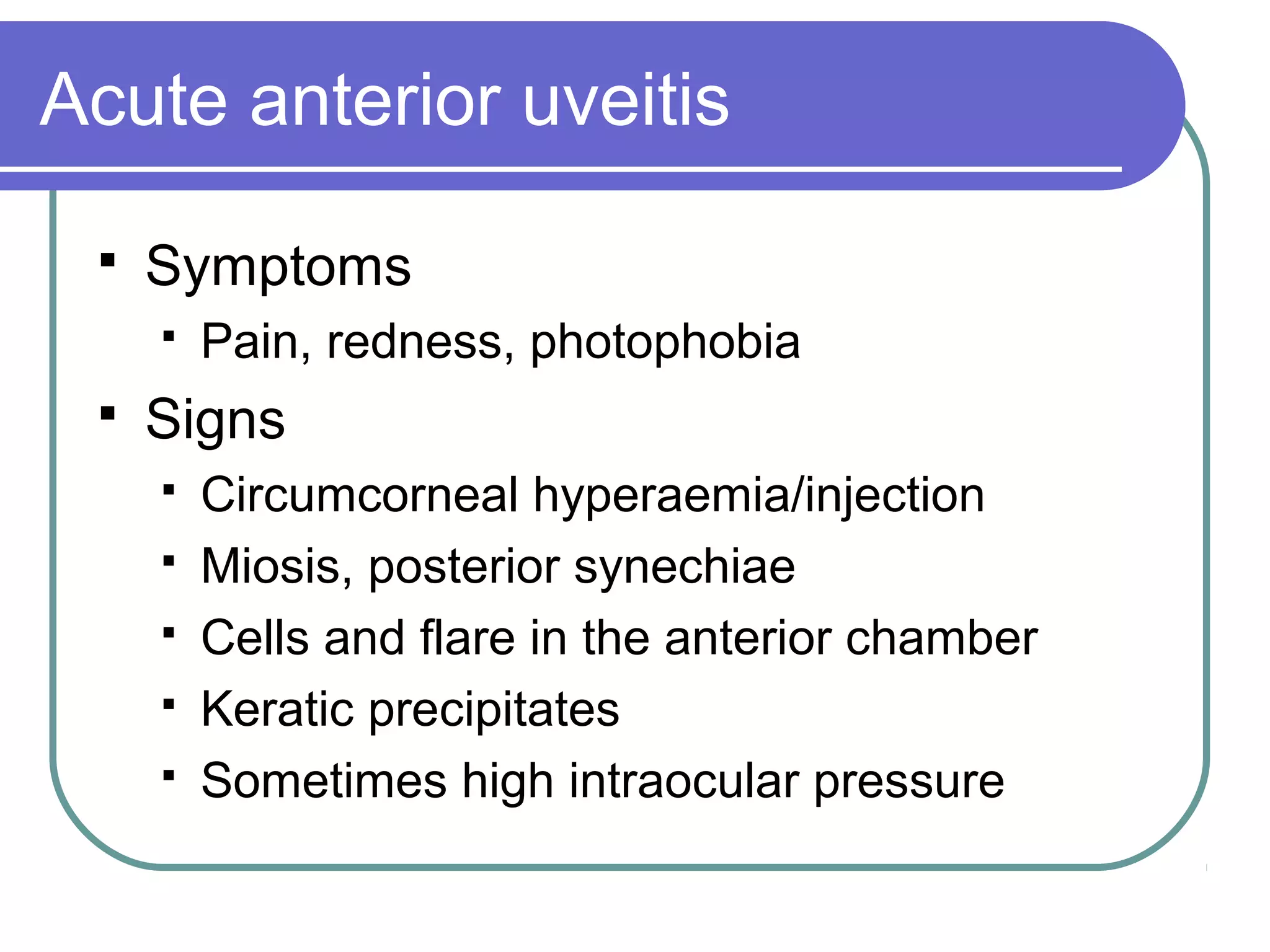 Uveitis | PPT