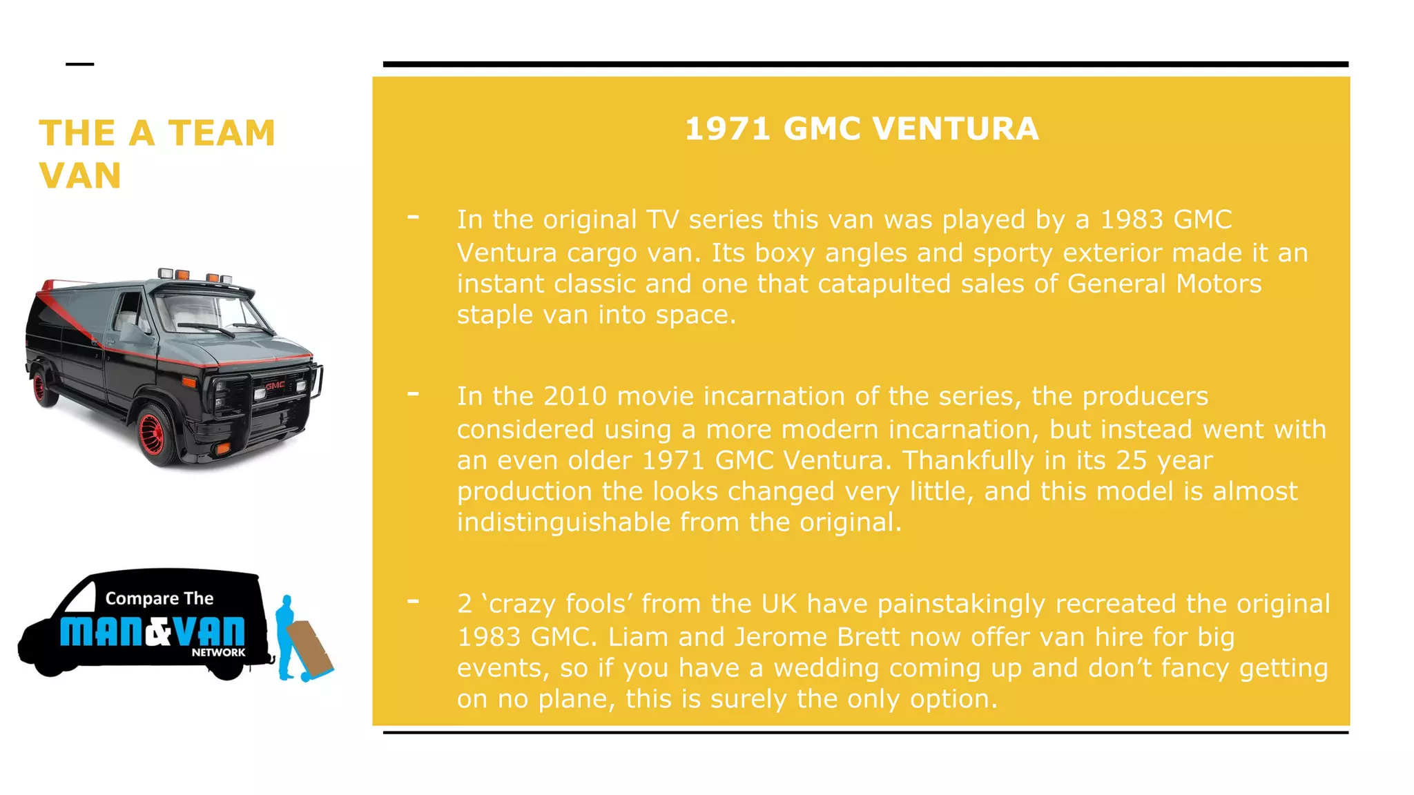 6 vans from hollywood and why they’re much cooler than cars | PPT