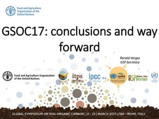 GSOC17: conclusions and way forward | PPT