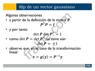 6 vectores gaussianos | PDF
