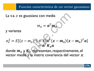 6 vectores gaussianos | PDF