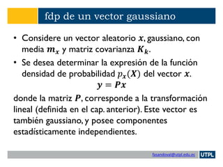 6 vectores gaussianos | PDF