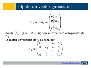 6 vectores gaussianos | PDF