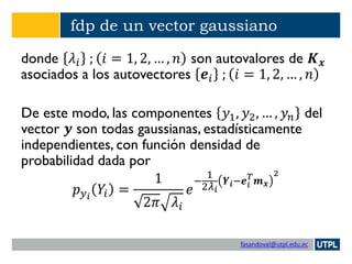 6 vectores gaussianos | PDF