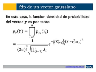 6 vectores gaussianos | PDF