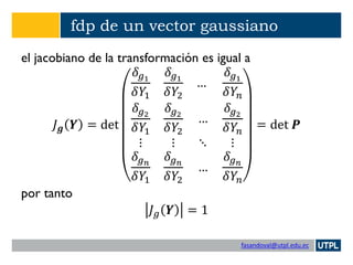 6 vectores gaussianos | PDF