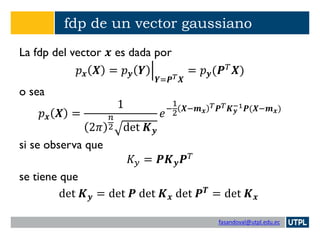 6 vectores gaussianos | PDF
