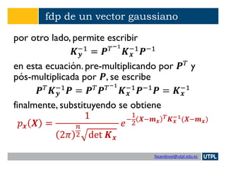 6 vectores gaussianos | PDF