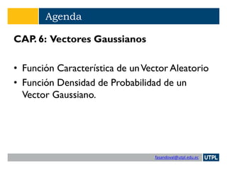 6 vectores gaussianos | PDF
