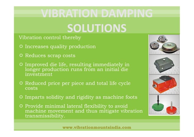 vibration control in pressure die casting machines | PPT
