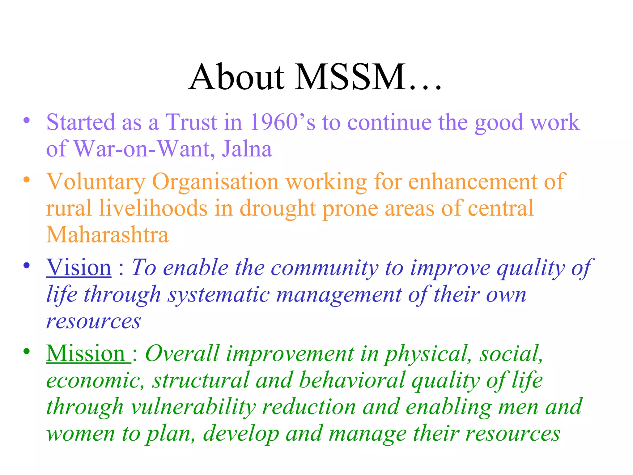 Watershed Management - Drought Mitigation | PPT