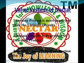 Nectar-The Joy of Learning, VISION | PPT