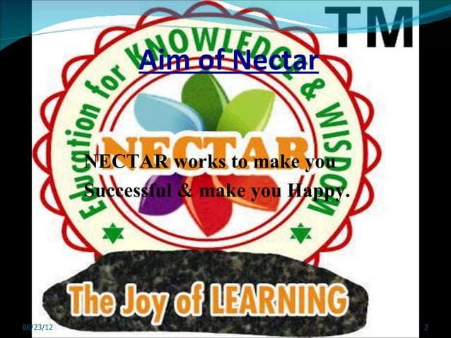 Nectar-The Joy of Learning, VISION | PPT