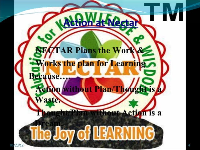 Nectar-The Joy of Learning, VISION | PPT