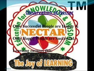 Nectar-The Joy of Learning, VISION | PPT