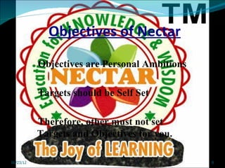Nectar-The Joy of Learning, VISION | PPT