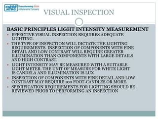 Basics of carrying out Visual Inspection of Engineering Goods | PPTX ...